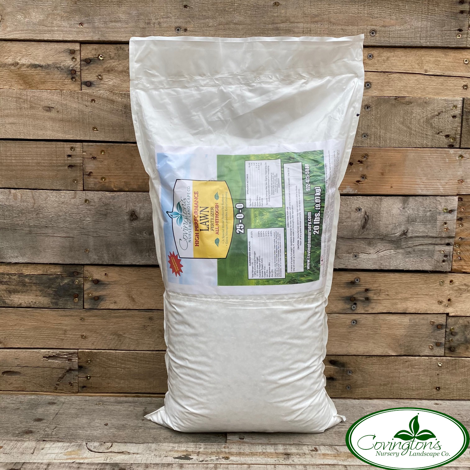 COVINGTON’S FERTILIZER 25-0-0 – Covingtons